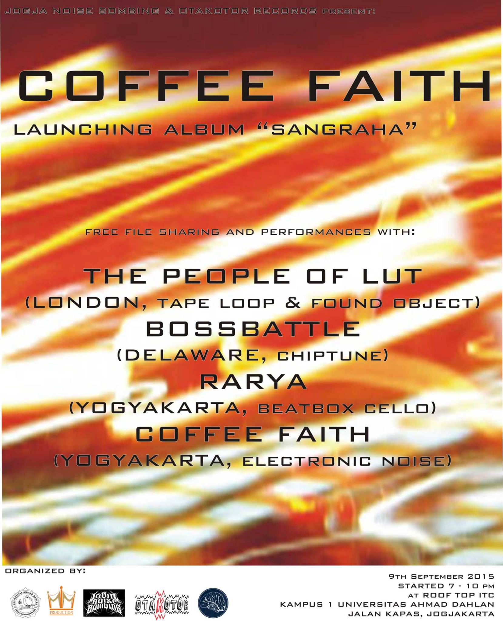 Coffee Faith – Launching Album “Sangraha” – JOGJA SONIC INDEX